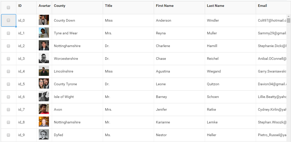 The Most Popular ReactJs Data Table GeeKhmer